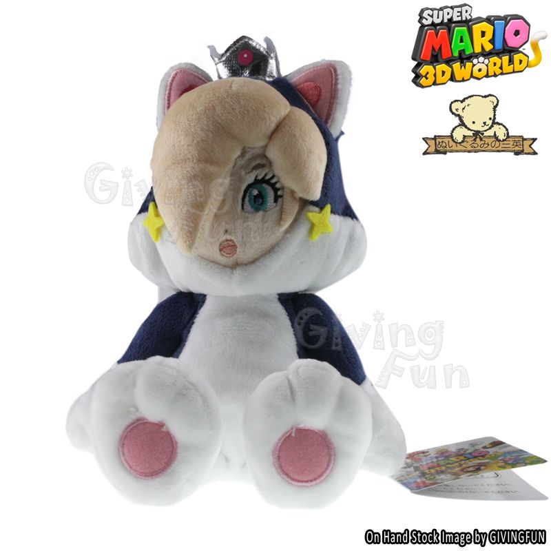 Genuine 2014 Super Mario Bros 3d World 9 Cat Rosalina Rozetta Plush