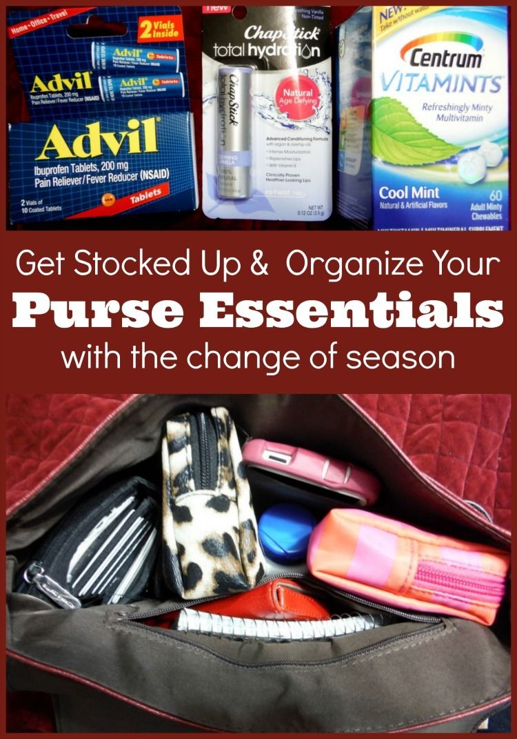 Awesome Purse Essentials & How to Organize Them - Day By Day in Our World
