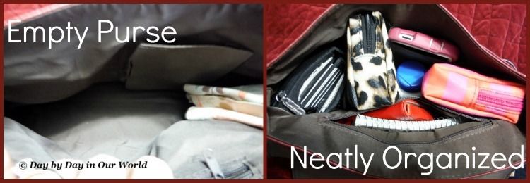 Awesome Purse Essentials & How to Organize Them - Day By Day in Our World