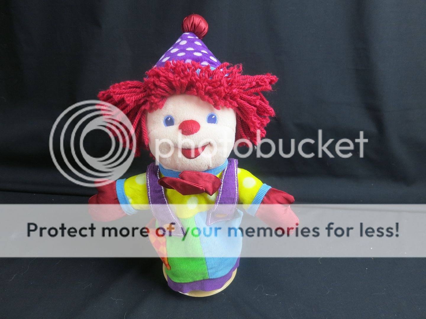 Plush Clown Hand Puppet at Glenda Macon blog