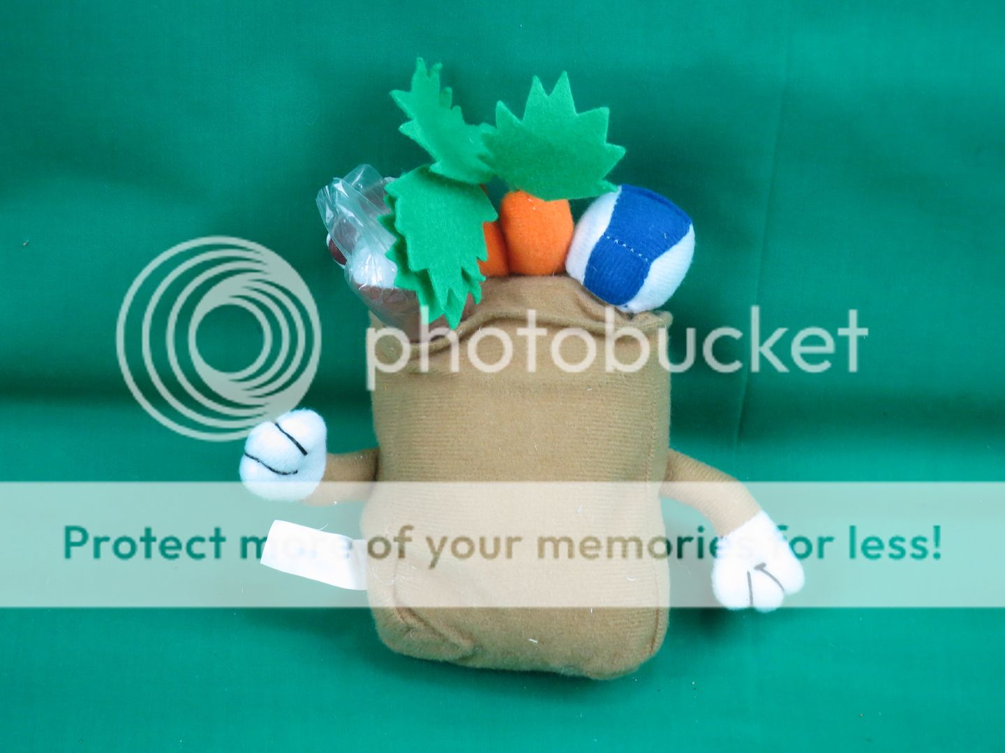 HEB H-E-BUDDY GENERAL MILL GROCERY STORE SACK BAG TOY PLUSH STUFFED ...