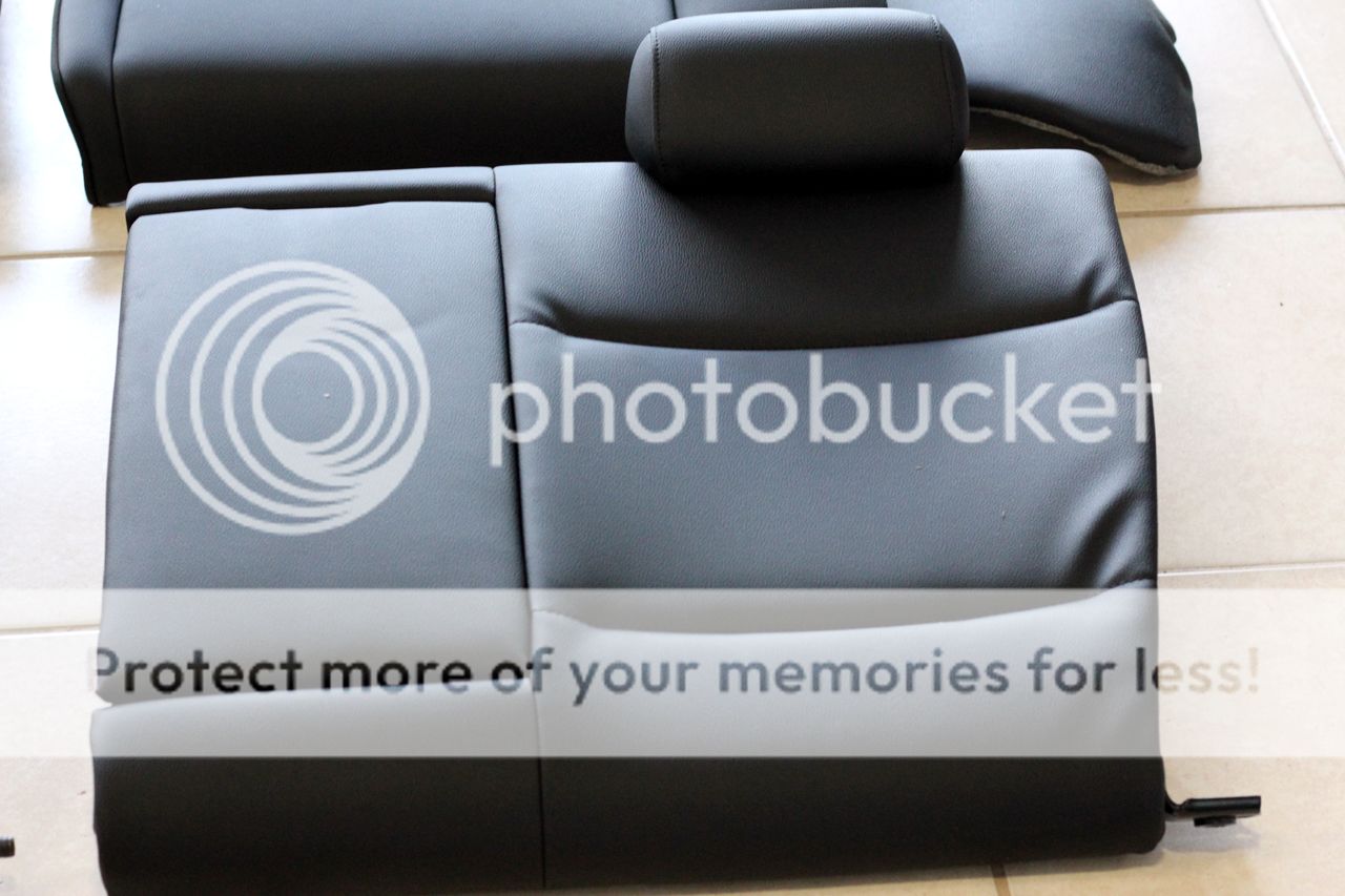 E92 black interior, seats, door panels, rear panels center armrest.